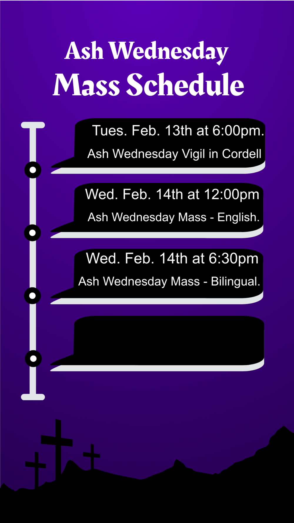 Ash Wednesday Mass Schedule - St. Mary's Catholic Church & St. Anne's ... Ash Wednesday Mass Schedule - St. Mary's Catholic Church & St. Anne's ...